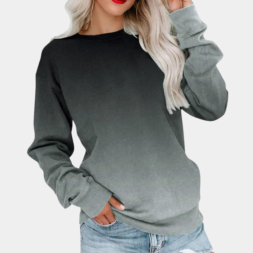 Ivet - Trendy genser i gradientfarge for kvinner – Oslo Mote®